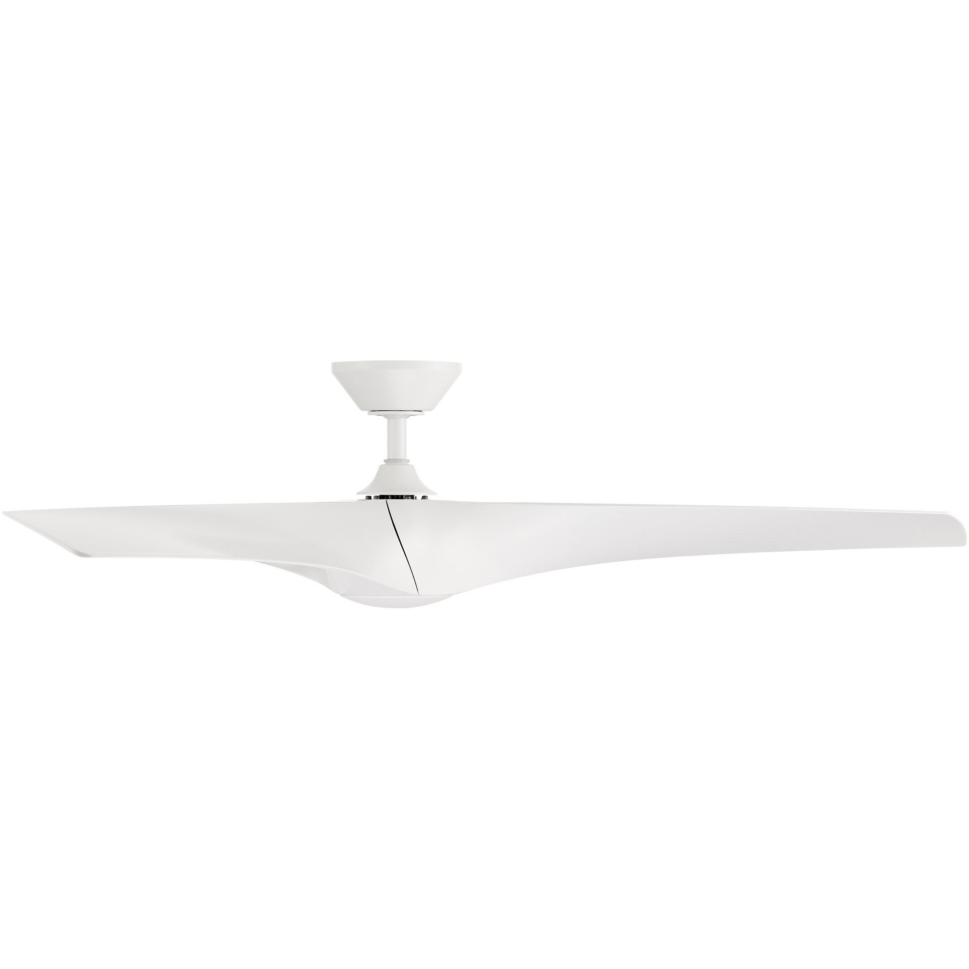 Modern Forms FR-W2006-62L-MW Zephyr 62 inch Matte White Downrod Ceiling ...