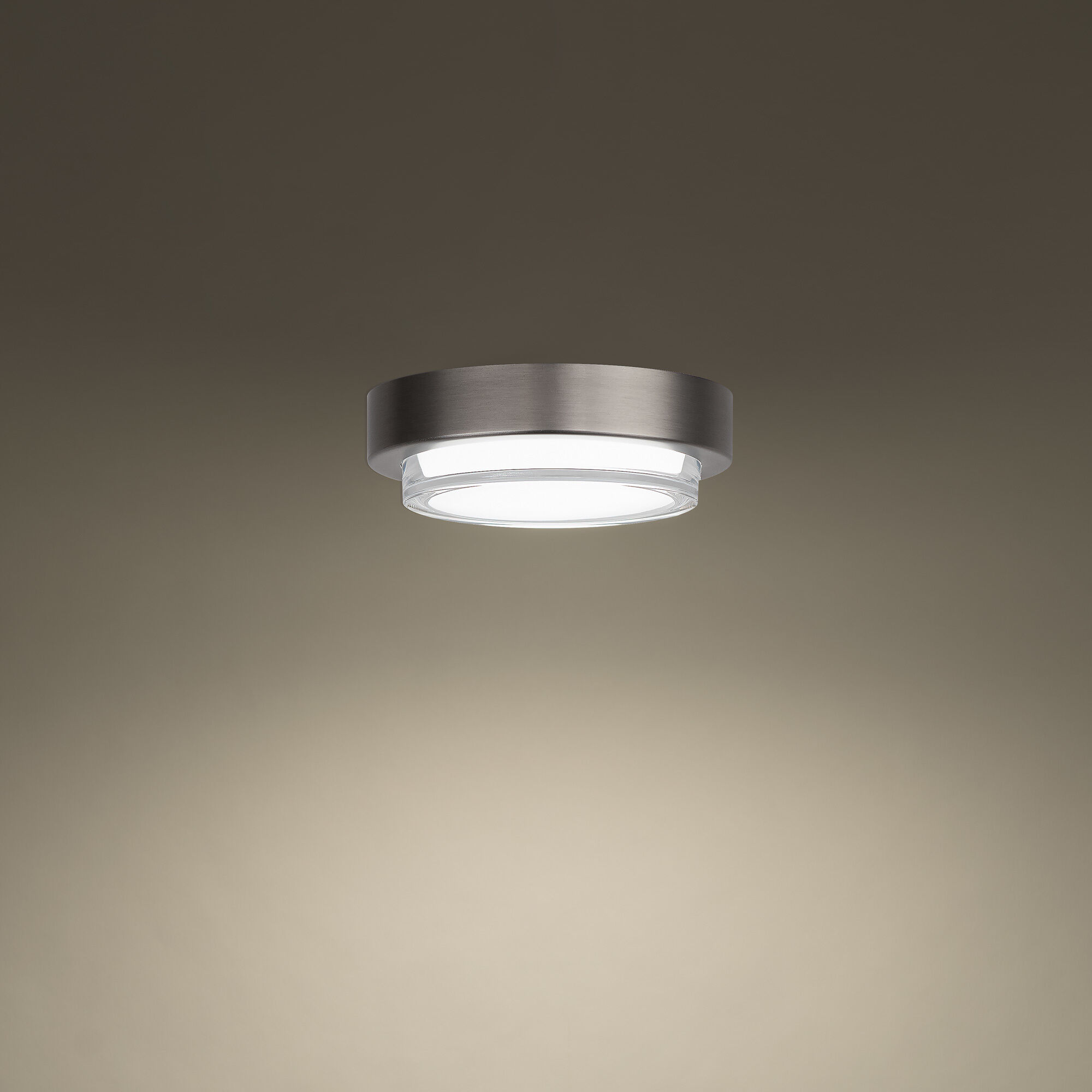 Modern Forms FM-76108-35-BN Kind LED 8 inch Brushed Nickel Flush Mount ...