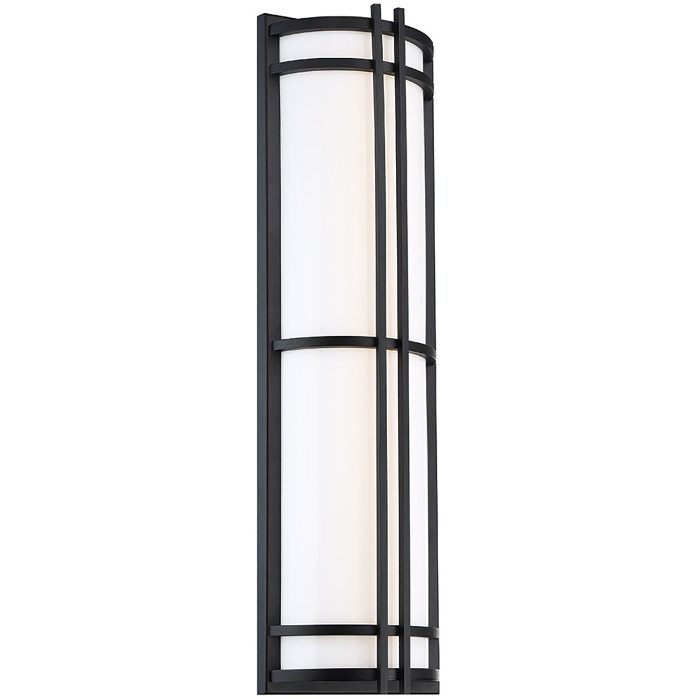 Modern Forms WS-W68618-BK Skyscraper LED 18 inch Black Outdoor Wall ...