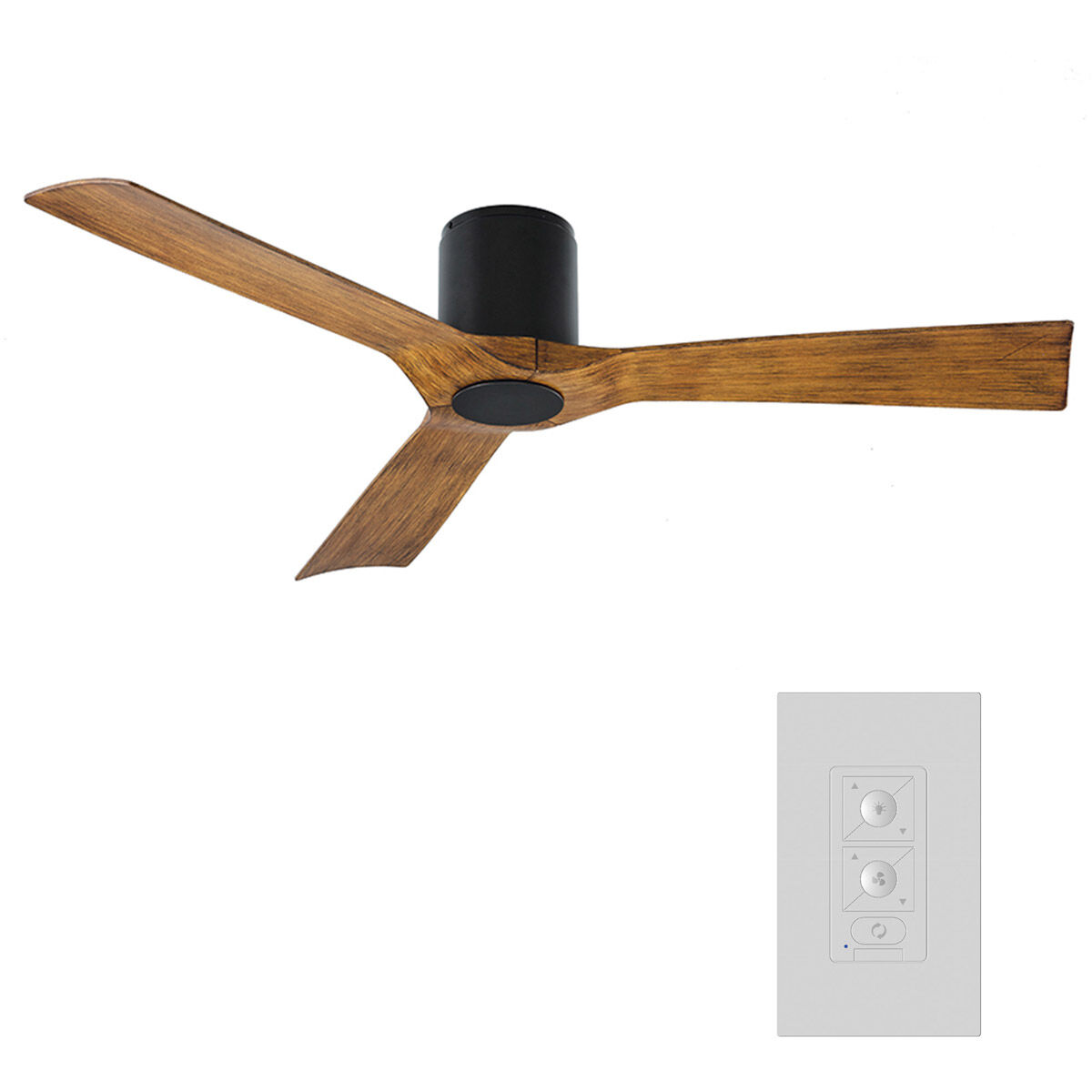 Modern Forms FH-W1811-54-MB/DK Aviator 54 inch Matte Black Distressed ...