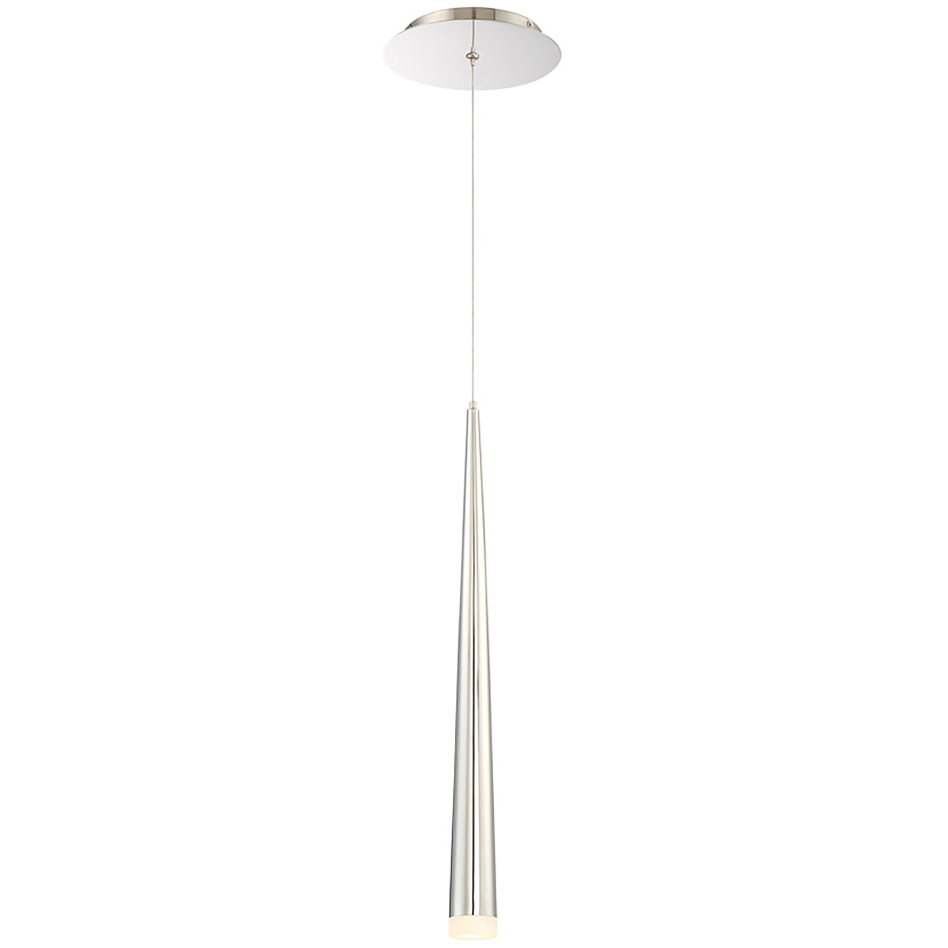 Modern Forms PD-41819-PN Cascade LED 1.5 inch Polished Nickel Pendant ...