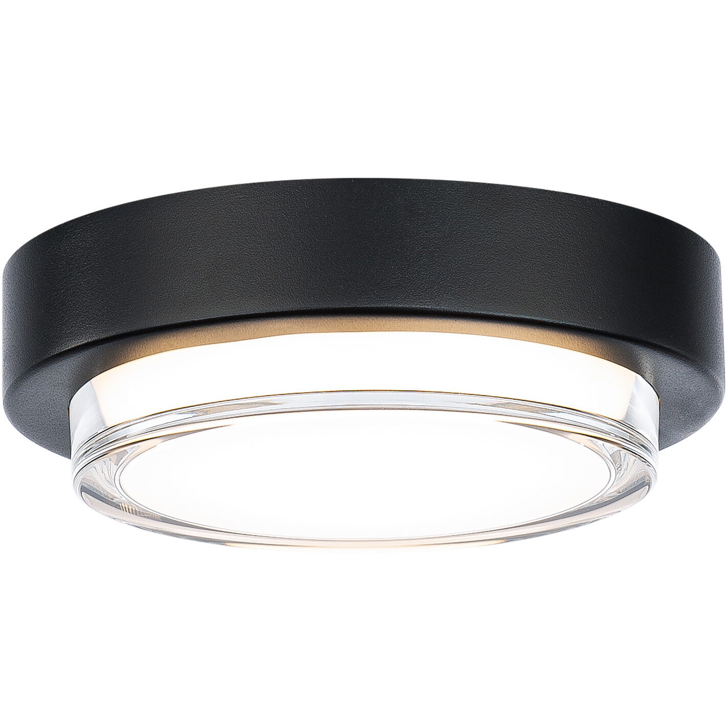 Modern Forms FM-W76108-30-BK Kind LED 8 inch Black Flush Mount Ceiling ...
