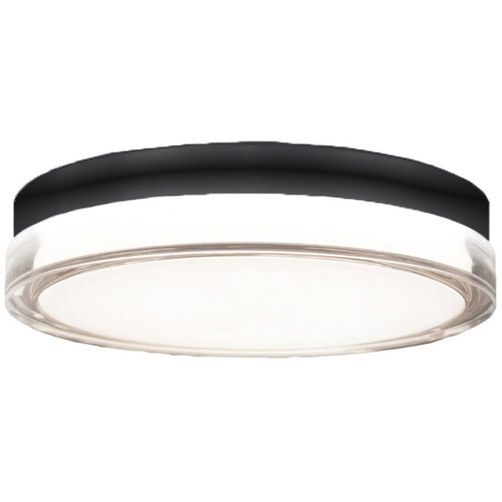 Modern Forms FM-W44815-30-BK Pi LED 15 inch Black Flush Mount Ceiling ...