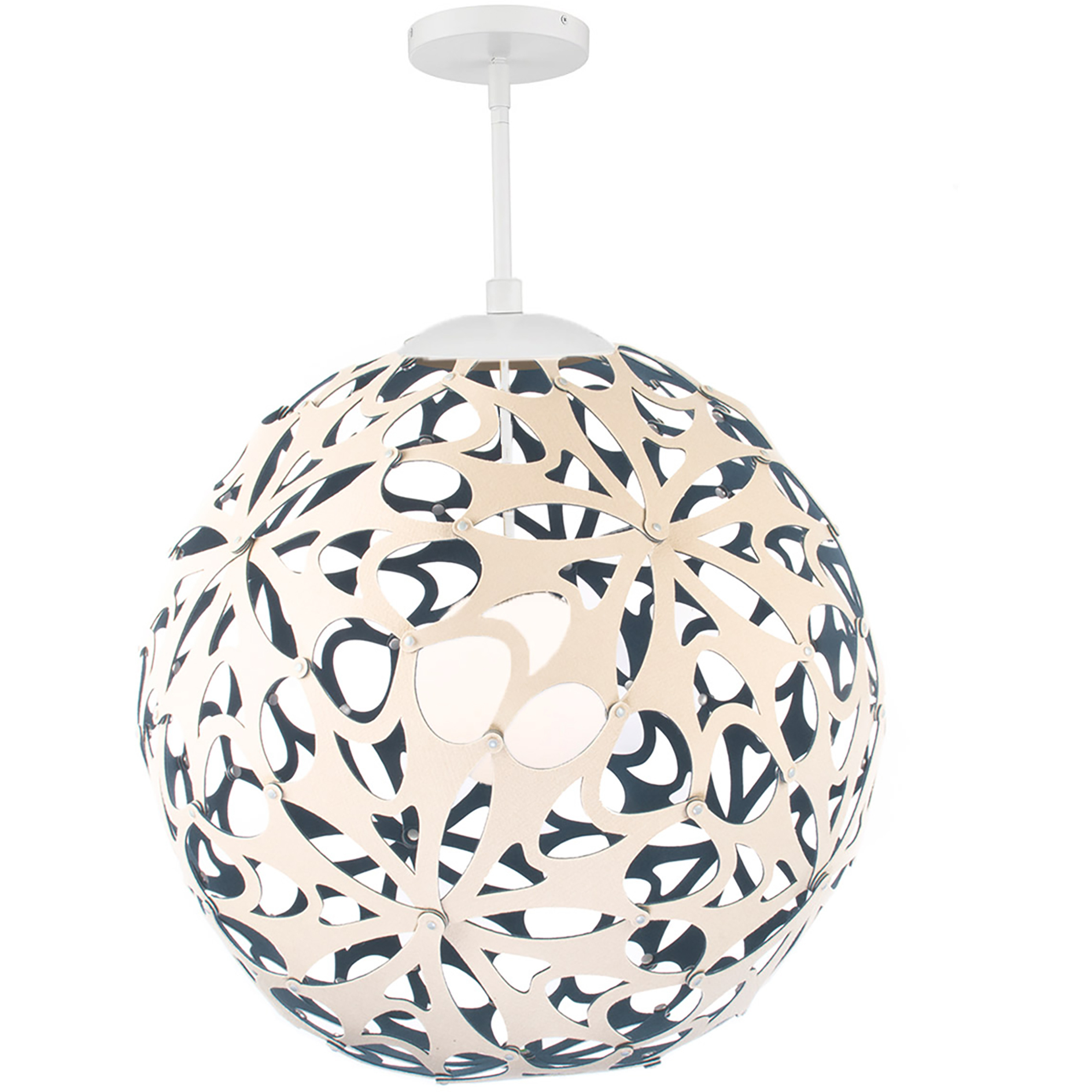 Modern Forms PD-89936-CM/BL-WT Groovy LED 36 inch Cream-Blue White ...