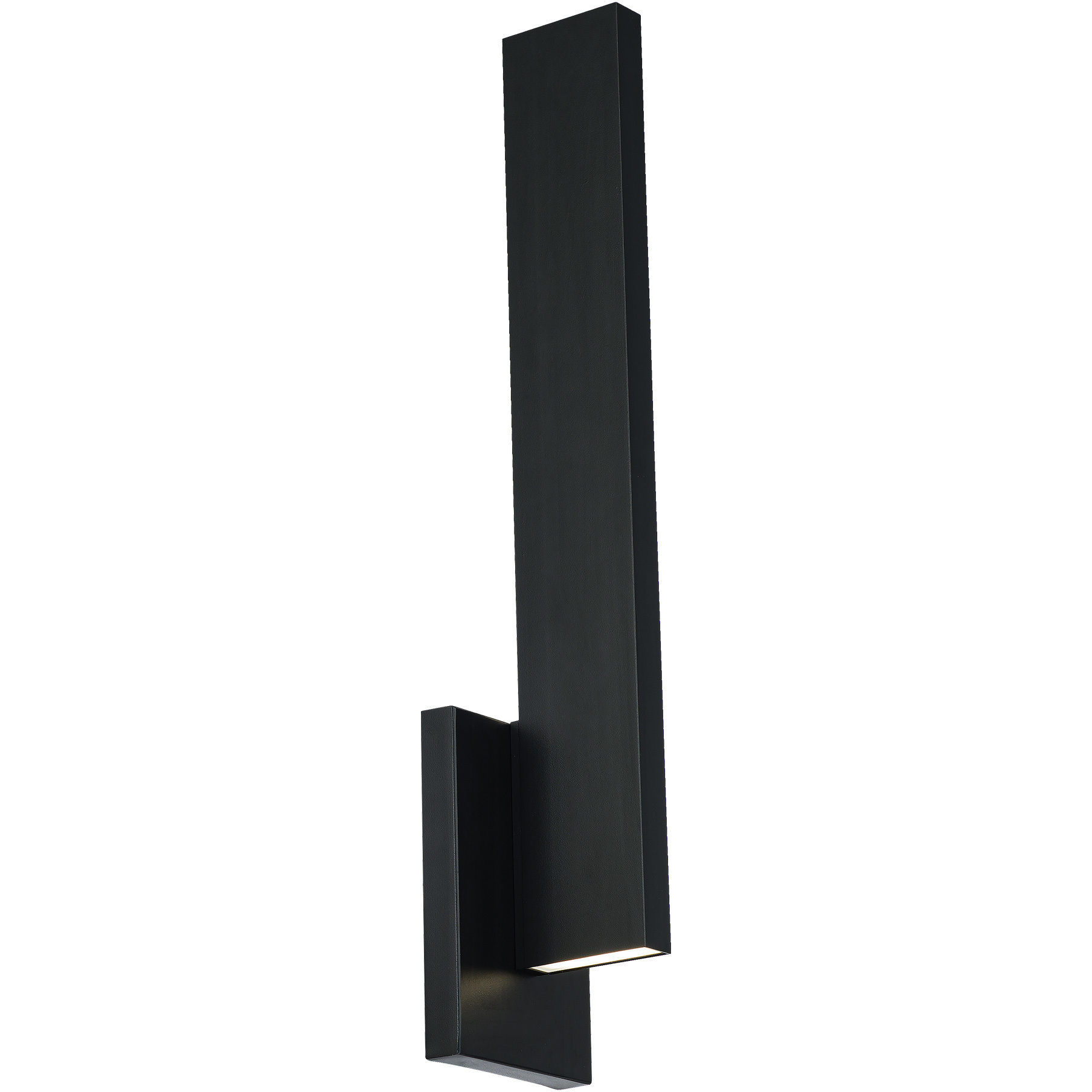 Modern Forms WS-W18122-35-BK Mako LED 22 inch Black Outdoor Wall Light in 3500K