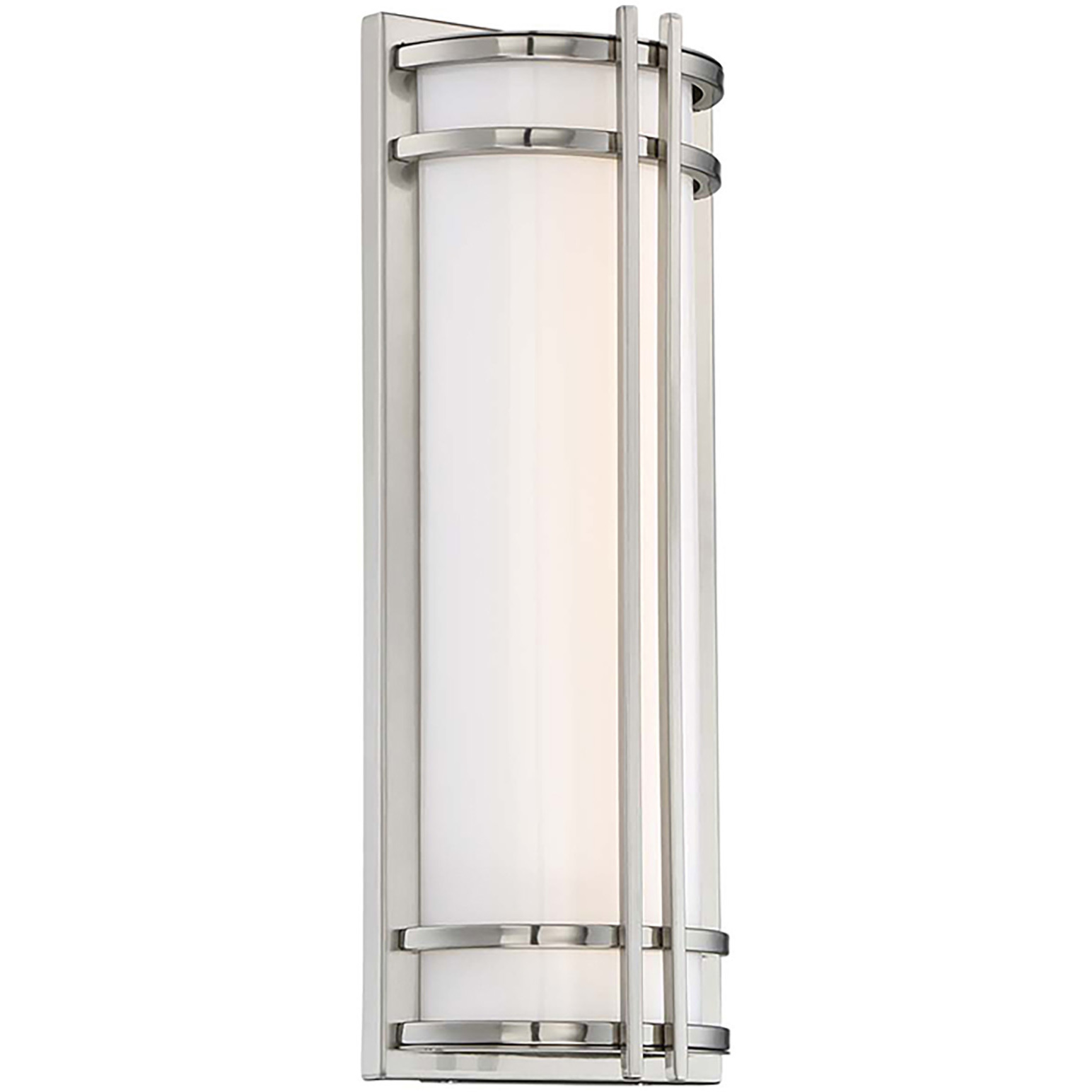 Modern Forms WS-W68618-SS Skyscraper LED 18 inch Stainless Steel ...
