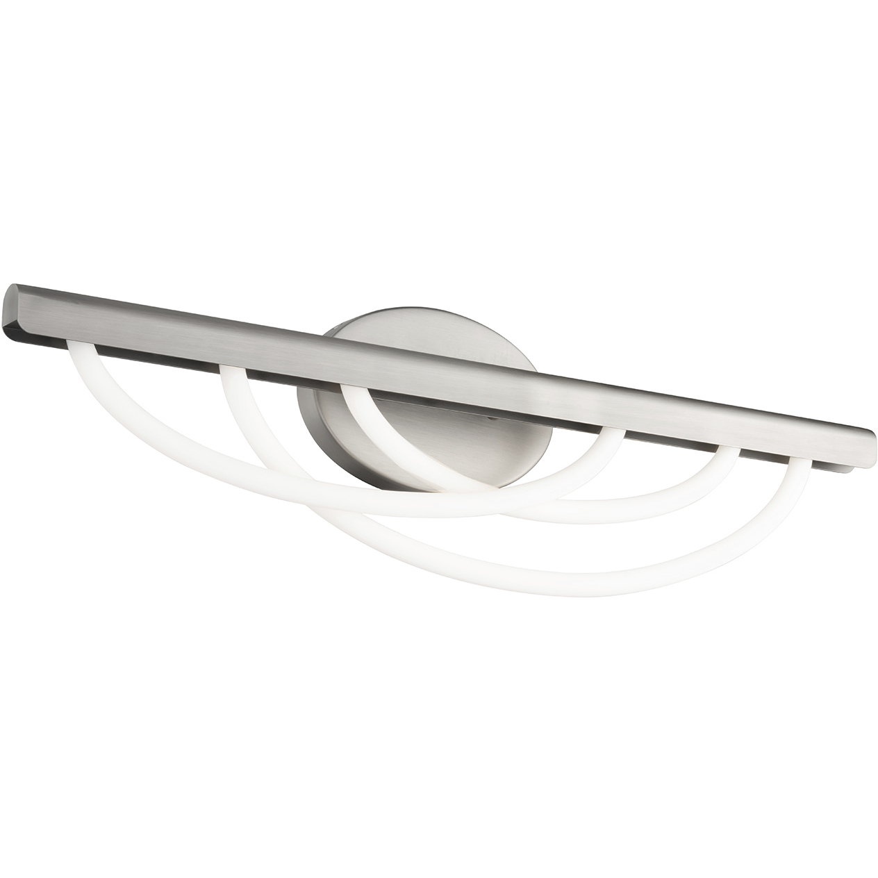 Modern Forms WS-32424-BN Swoop 1 Light 24 inch Brushed Nickel Bath ...
