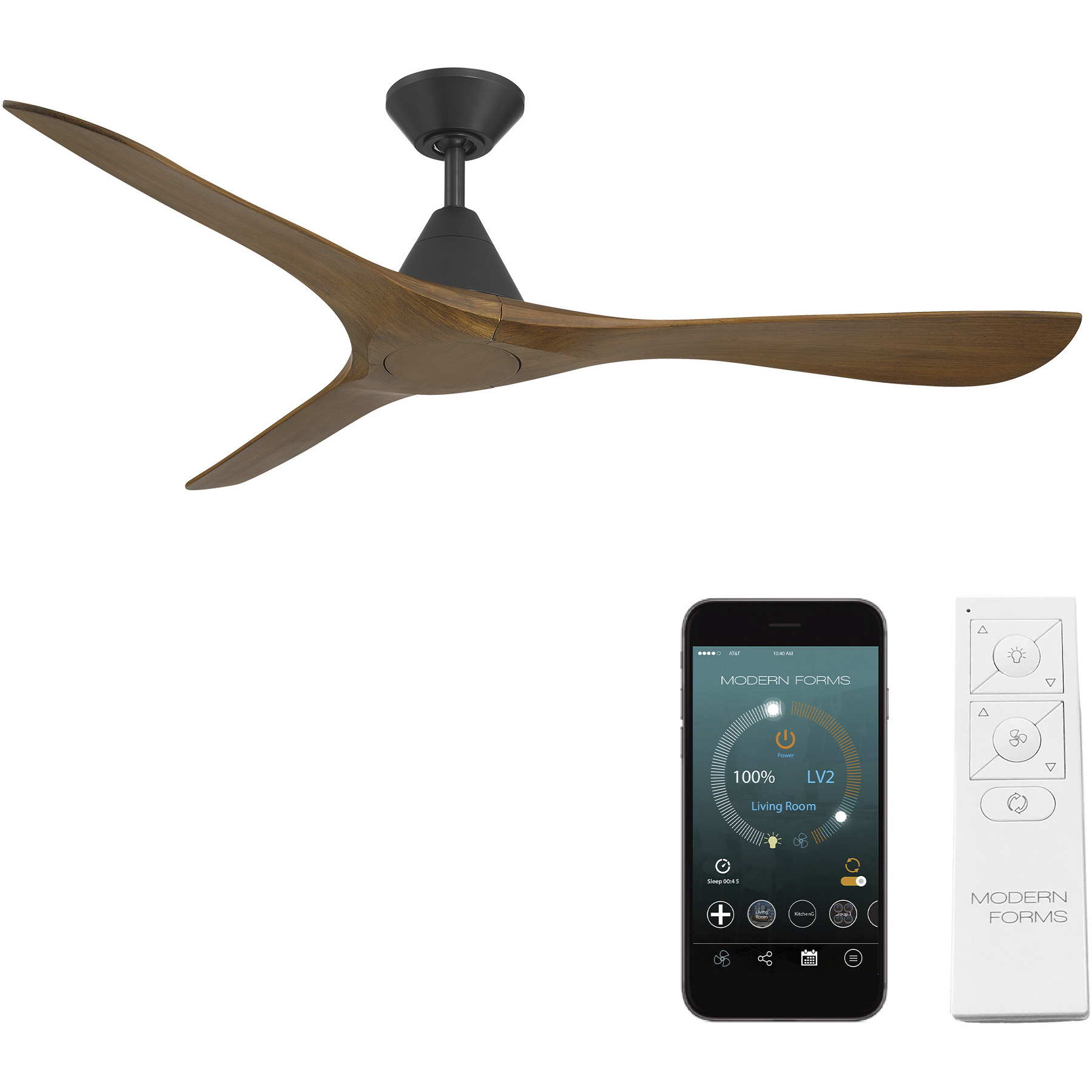 Modern Forms FR-D2504-60-MB/DK Carve 60 inch Matte Black and Distressed ...