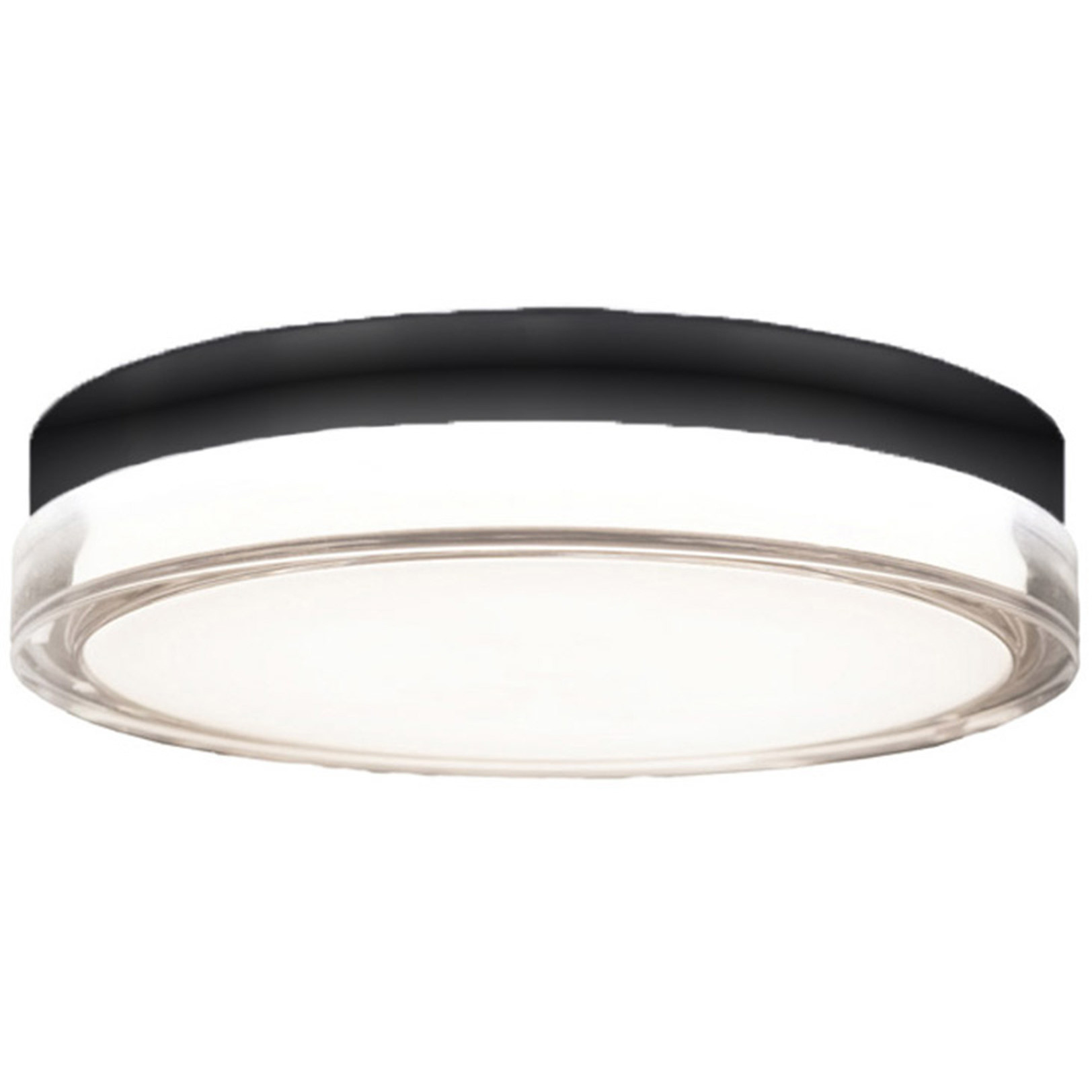Modern Forms FM-W44815-30-BK Pi LED 15 inch Black Flush Mount Ceiling ...