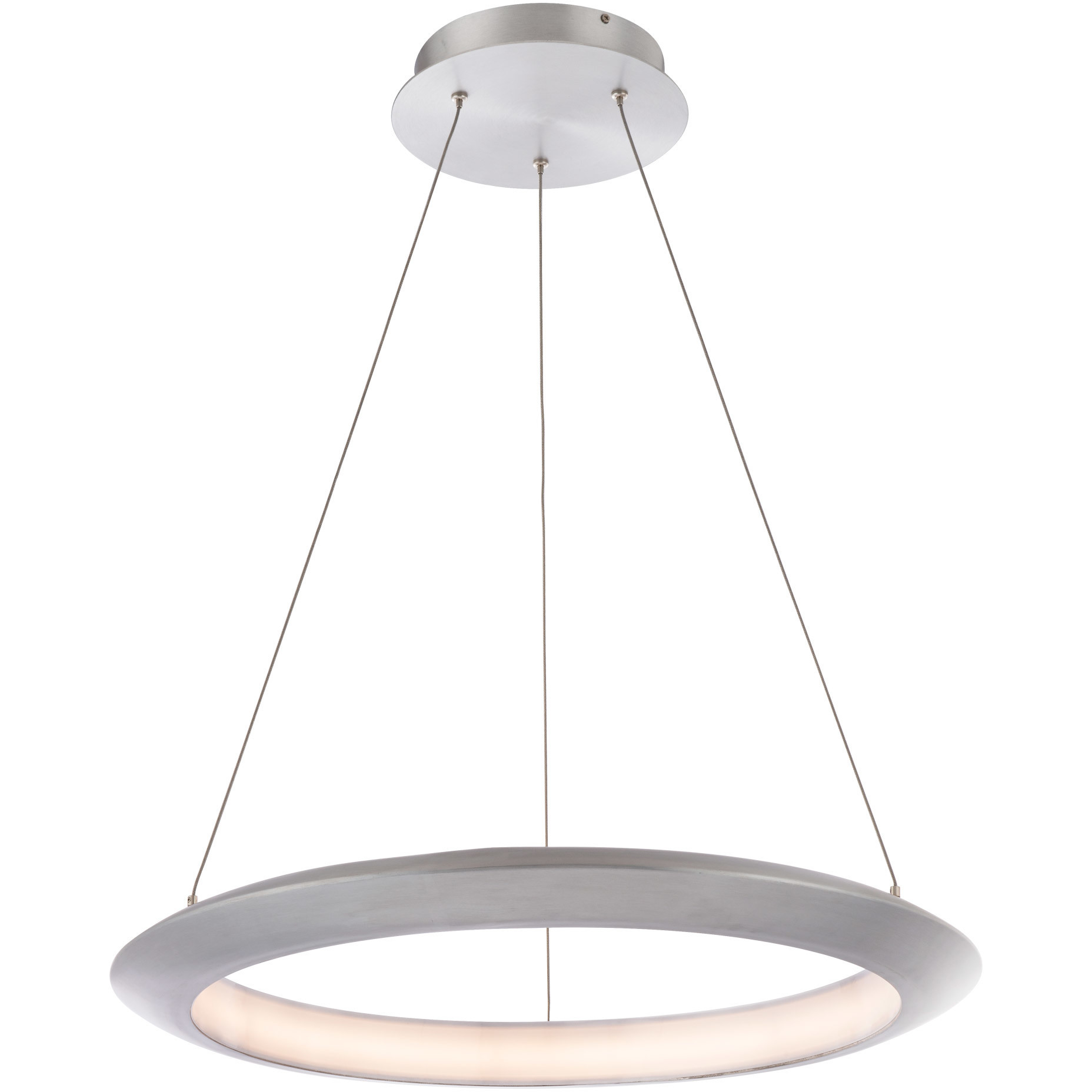 Modern Forms PD-55024-35-AL The Ring LED 24 inch Brushed Aluminum ...