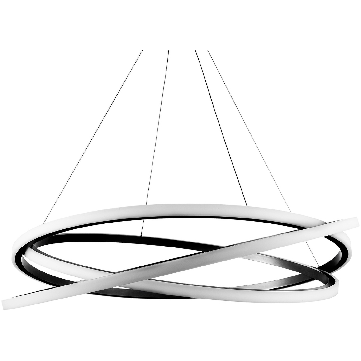 Modern Forms PD-24848-BK Veloce LED 48 inch Black Chandelier Ceiling ...