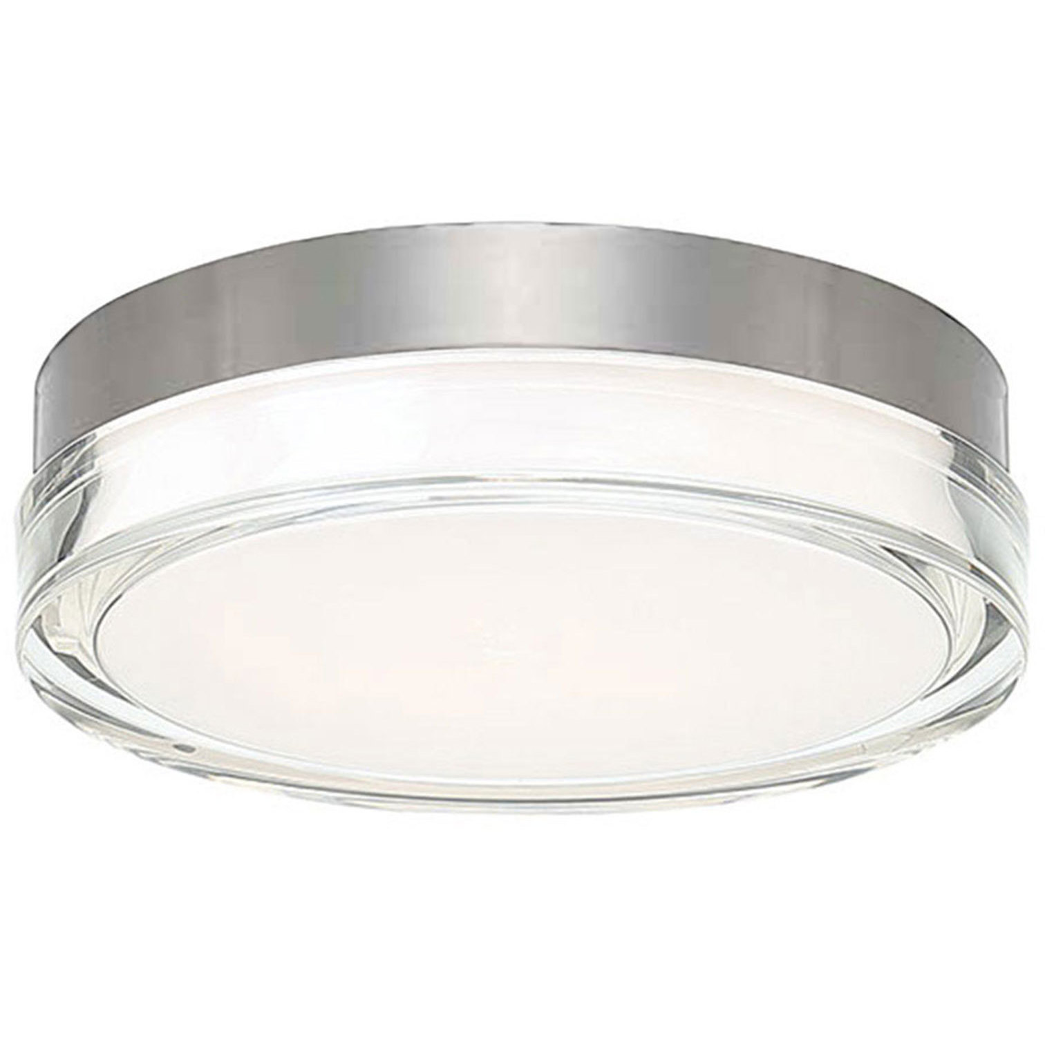 Modern Forms FM-W44809-30-SS Pi LED 9 inch Stainless Steel Flush Mount ...